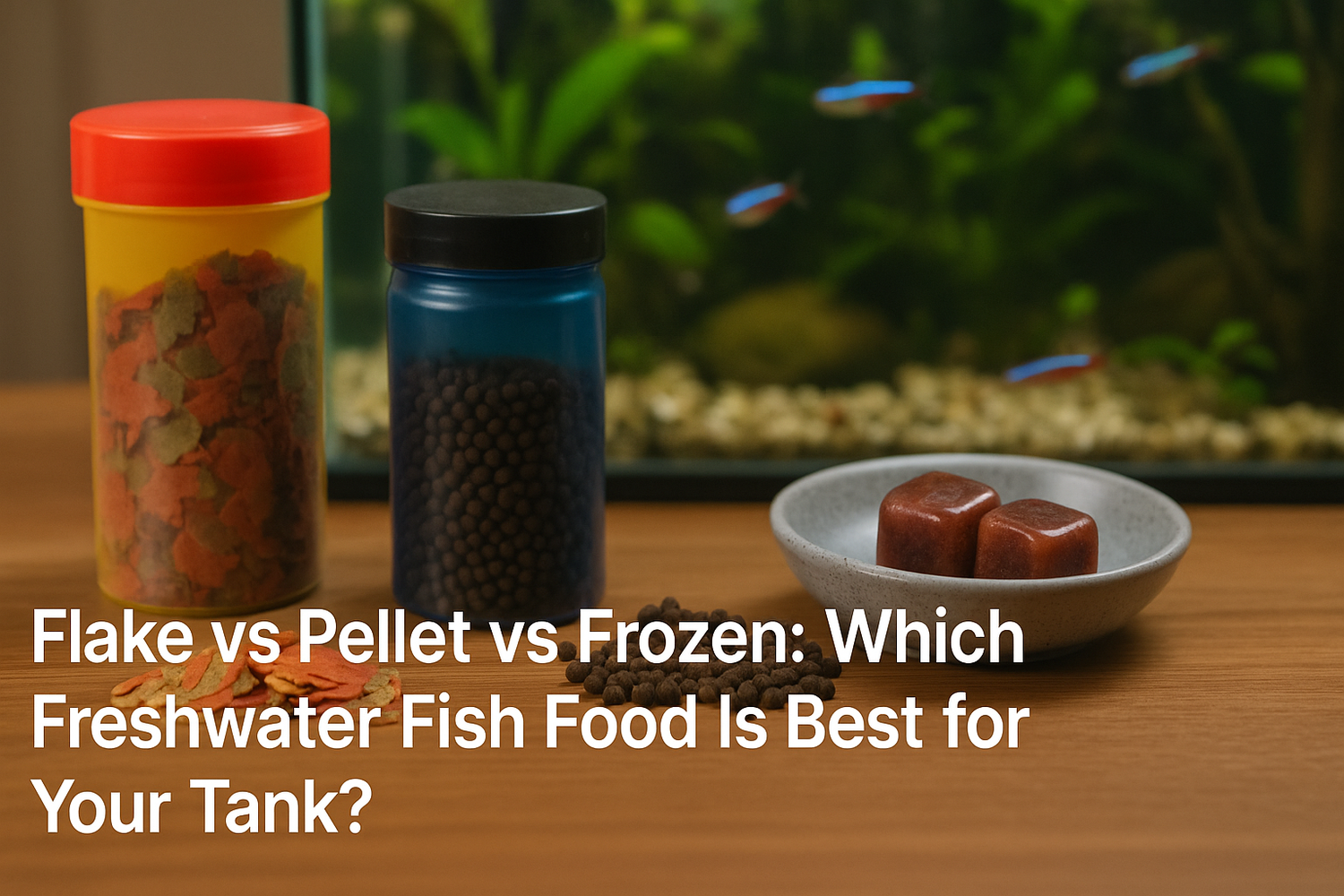 Flake vs Pellet vs Frozen: Which Freshwater Fish Food Is Best for Your ...