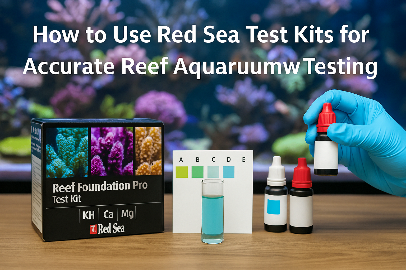 How to Use Red Sea Test Kits for Accurate Reef Aquarium Water Testing ...