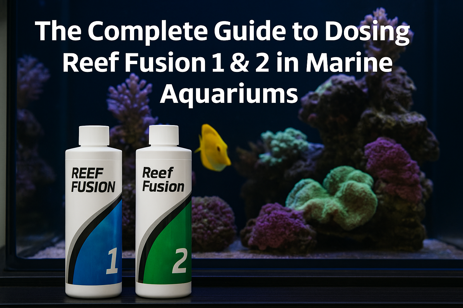 The Complete Guide to Dosing Reef Fusion 1 & 2 in Marine Aquariums ...
