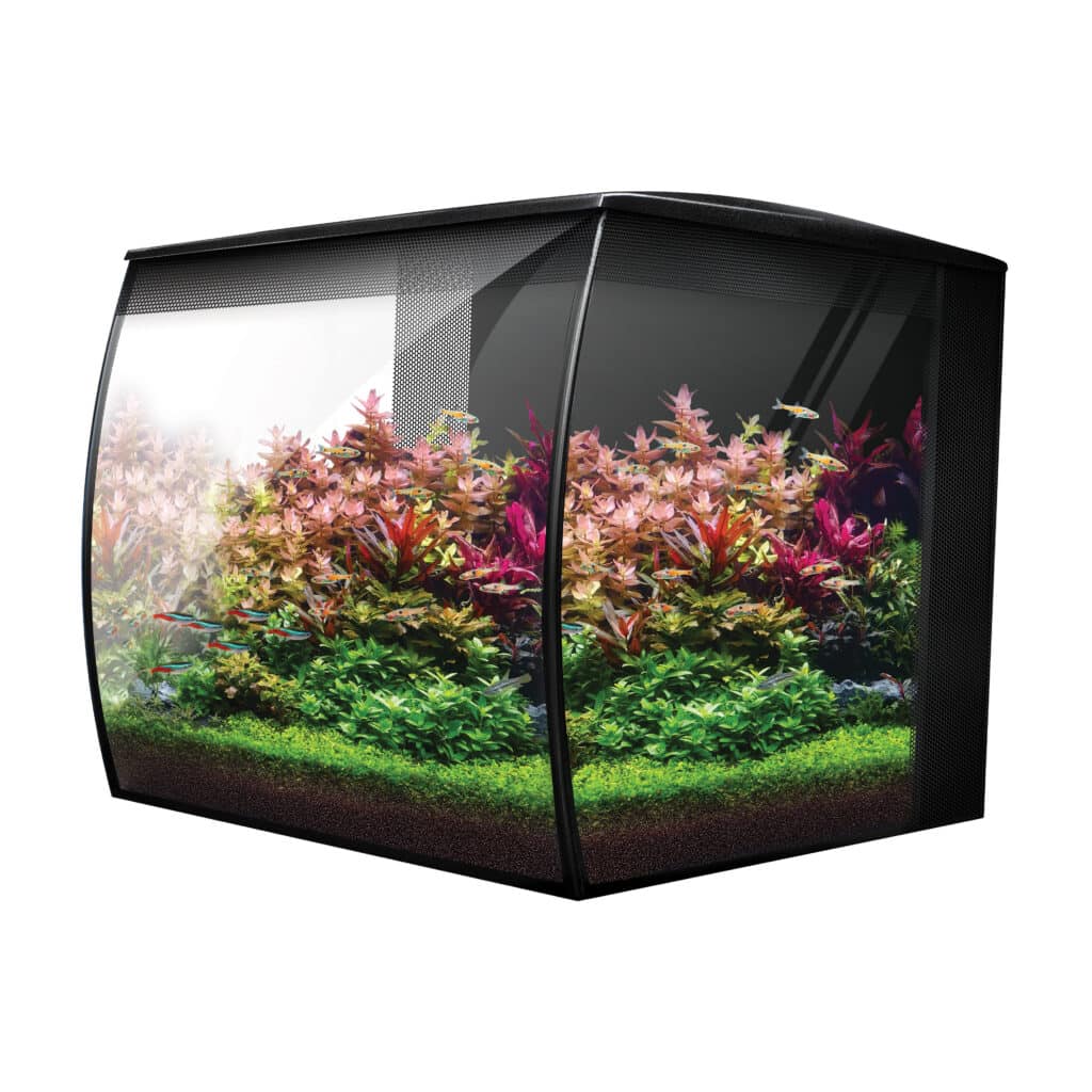 Fluval Flex 2.0 Aquarium Kit 34L (9 US Gal) | Modern LED Fish Tank with ...