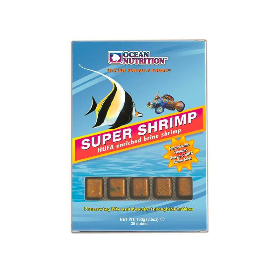 Ocean Nutrition HUFA Enriched Super Shrimp 100g – Charterhouse Aquatics