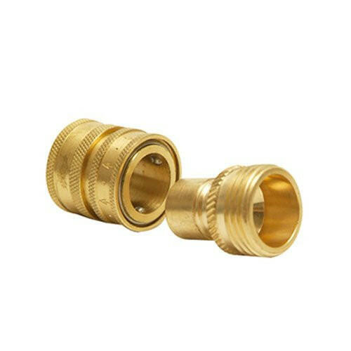 Python No Spill Brass Snap Connector