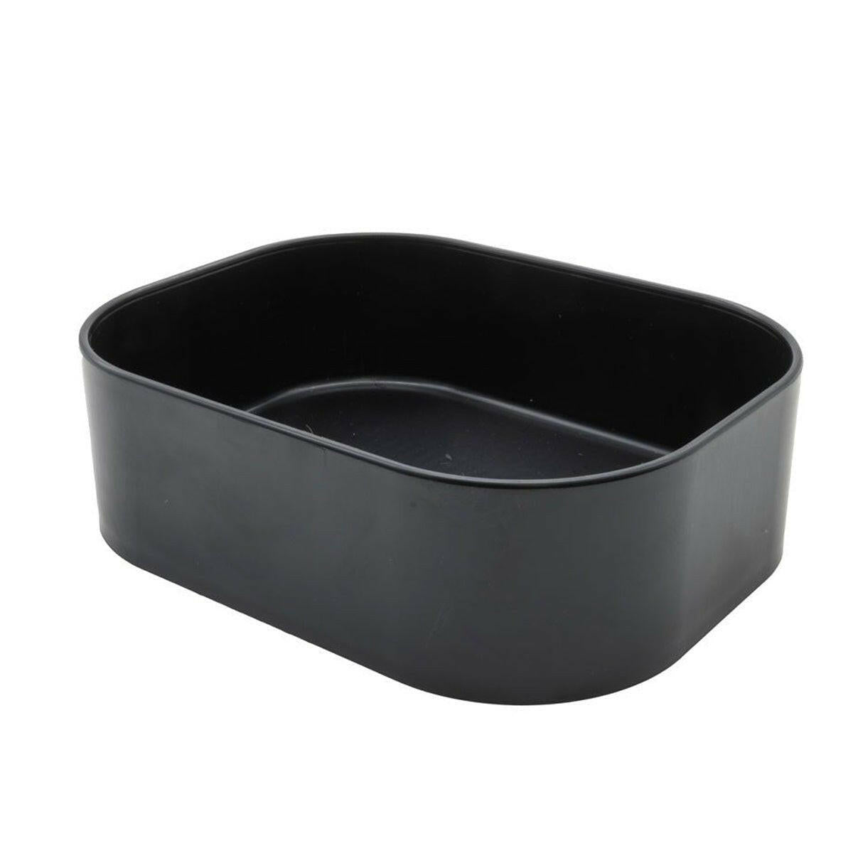White Python Water Bowl Black Large