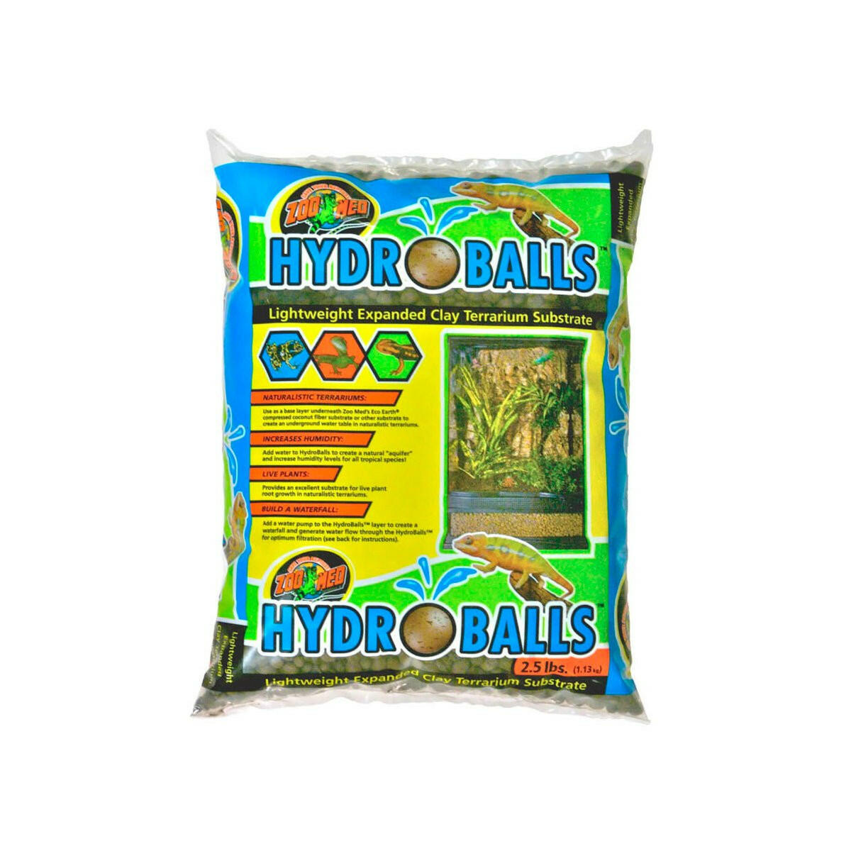 Zoo Med HydroBalls Clay Substrate 2.5LB
